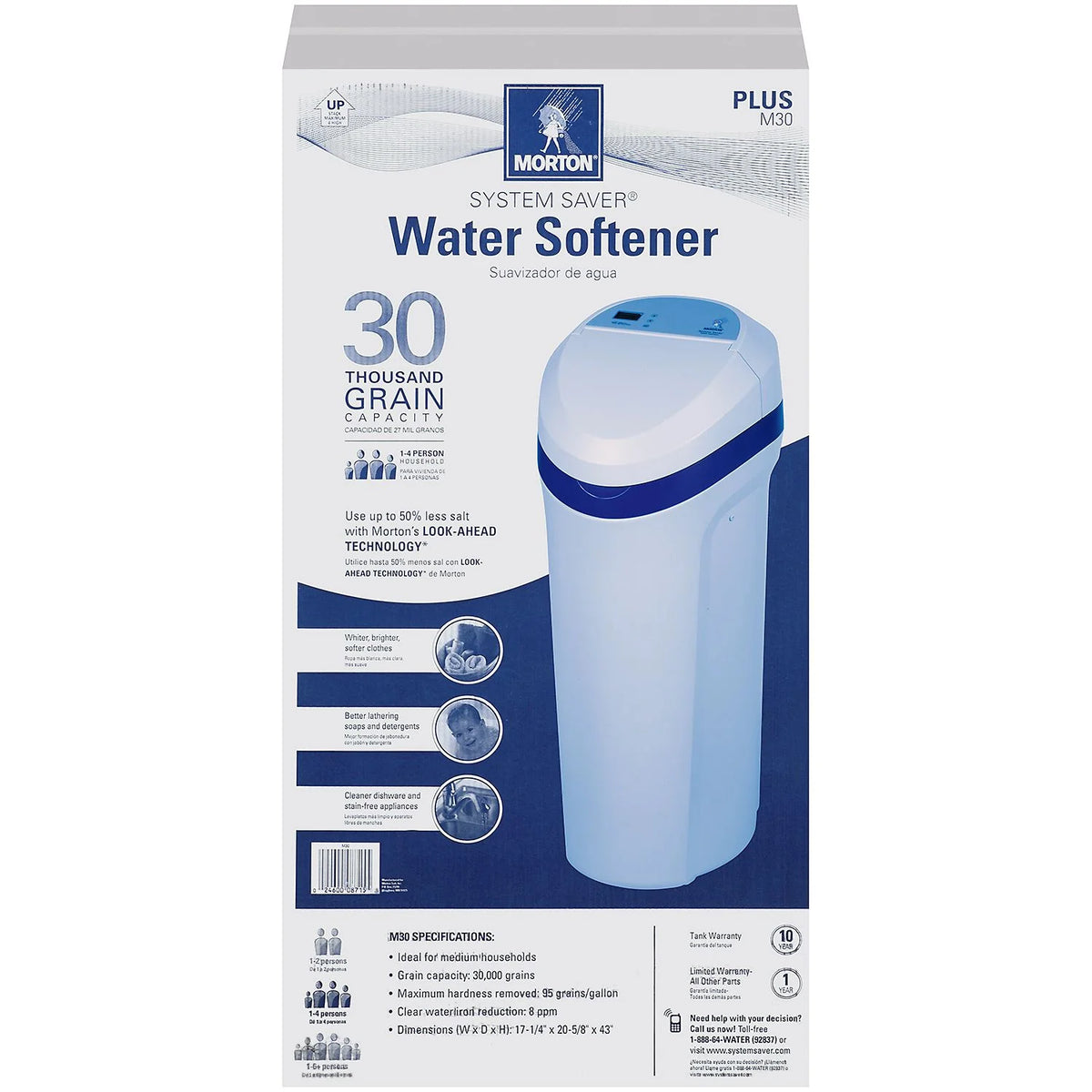 Morton Premium water softener - Open Box — Kikstart Inc